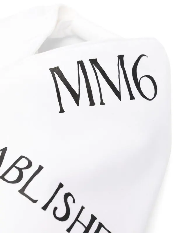 MAISON MARGIELA Numbers-motif Tote Bag - White