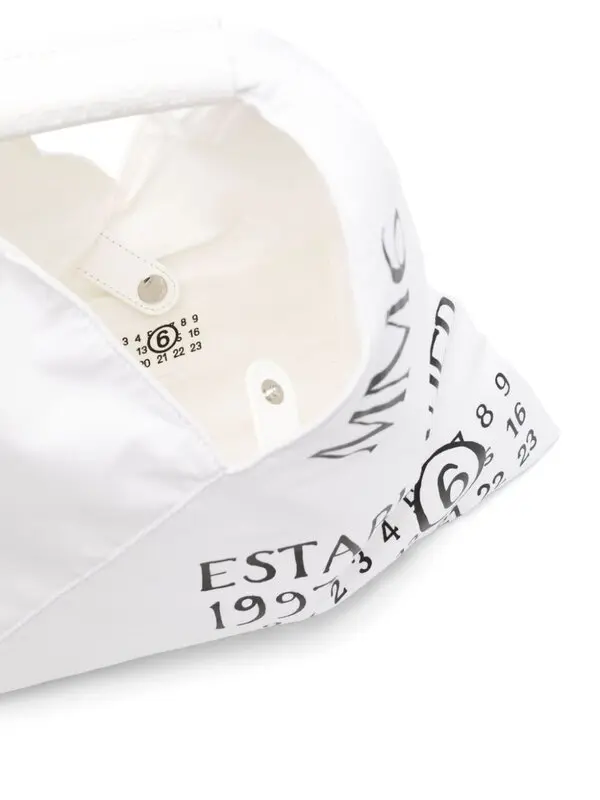 MAISON MARGIELA Numbers-motif Tote Bag - White