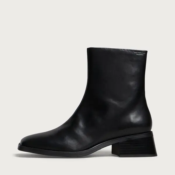 VAGABOND SHOEMAKERS Blanca Leather Ankle Boot - Black