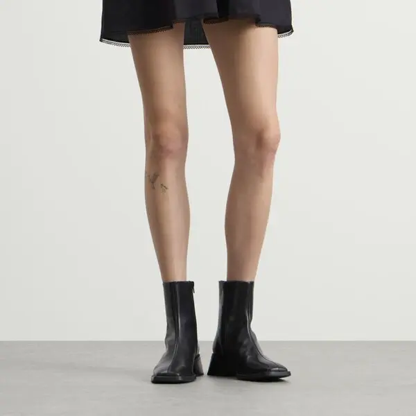 VAGABOND SHOEMAKERS Blanca Leather Ankle Boot - Black