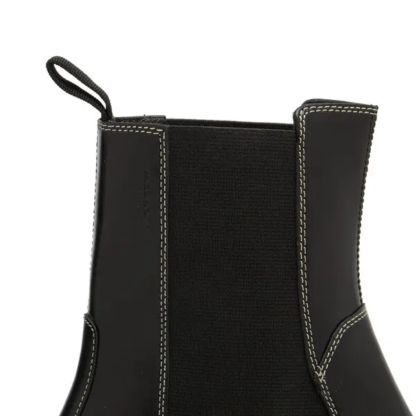 VAGABOND SHOEMAKERS Dorah Leather Ankle Boots - Black/white