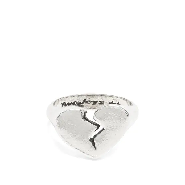 TWOJEYS Broken Heart Ring - Silver