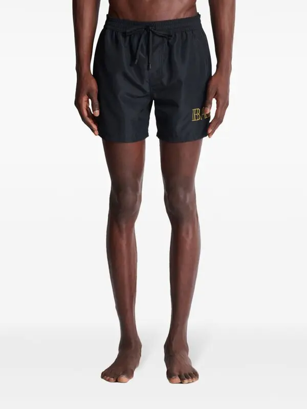 Balmain Logo-embroidered Swim Shorts