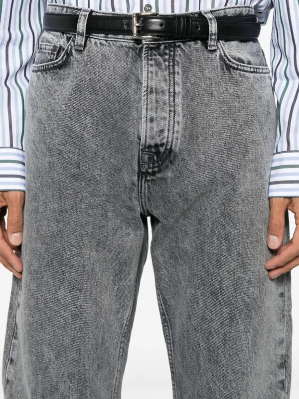 SAMSOE SAMSOE Saeddie Straight Leg Jeans - Grey
