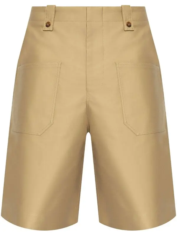 Alexander McQueen Cotton Bermuda Shorts