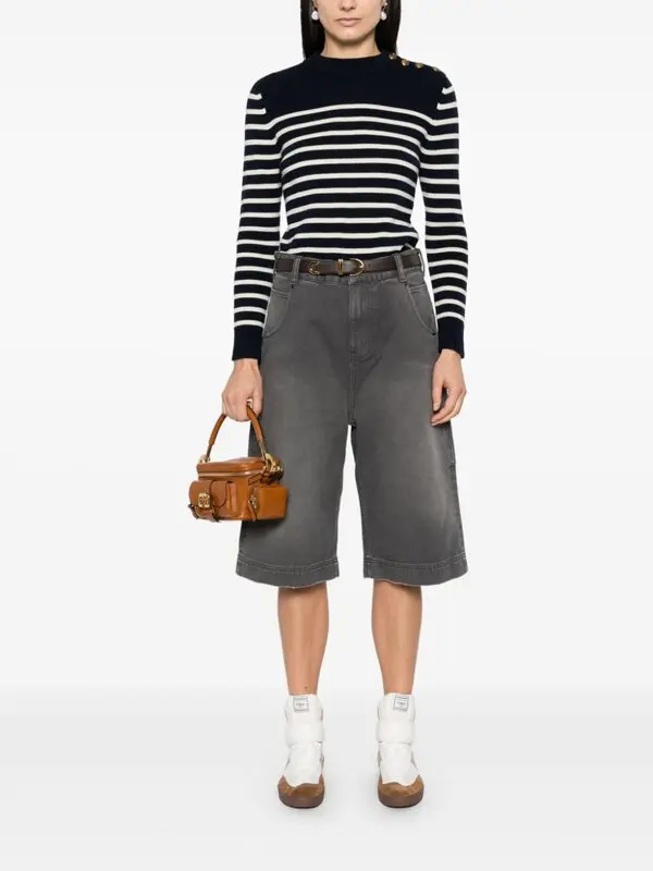 Chloé Striped Sweater - Blue