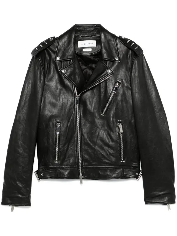 Alexander McQueen Leather Biker Jacket