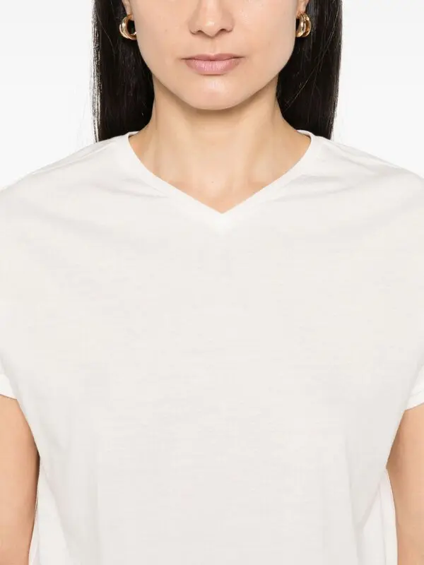Khaite Devra T-shirt - Neutrals
