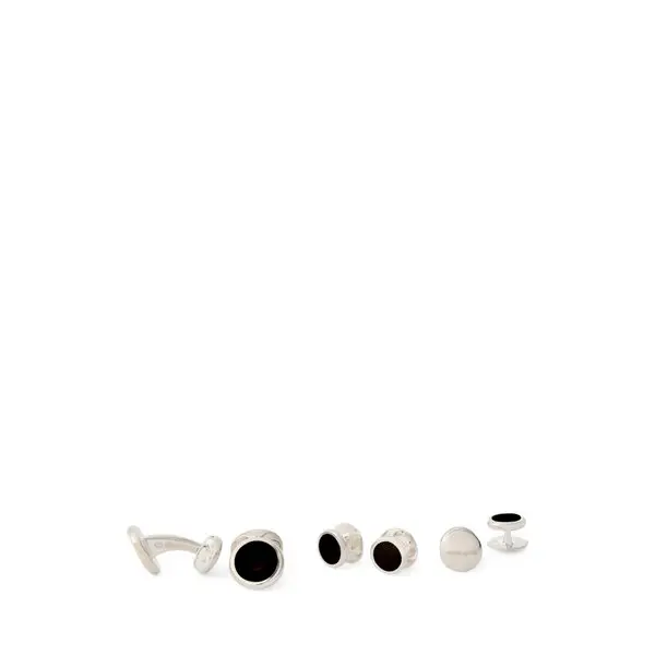 Ralph Lauren Onyx Cuff Link & Stud Set