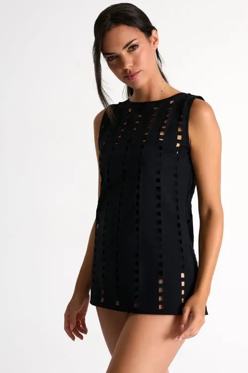 Shan Swim Dress With Cut Outs