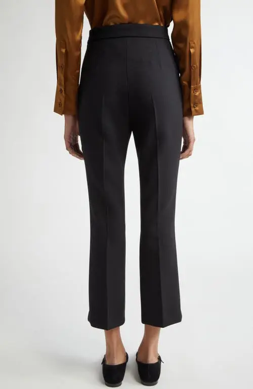 Max Mara Nepeta Virgin Wool Flare Leg Trousers