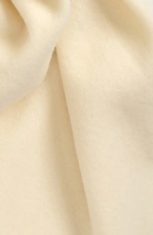 TOTEME Classic Wide Virgin Wool Scarf - Ivory