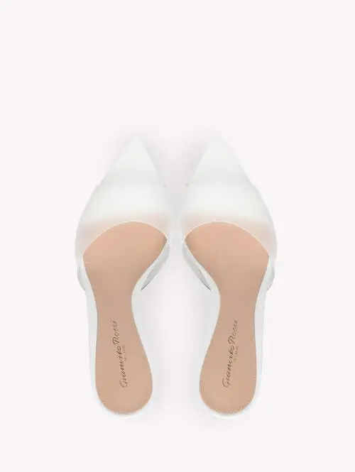 GIANVITO ROSSI Elle 55 Mules - White