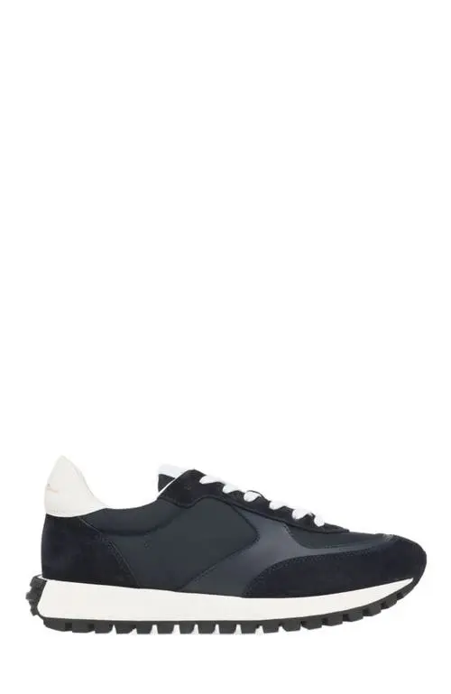 GIANVITO ROSSI Gravel Lace Up Sneakers - Blue