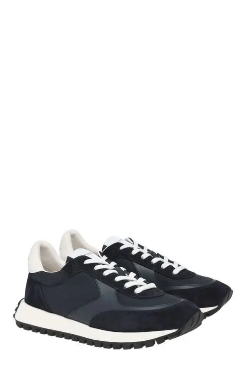 GIANVITO ROSSI Gravel Lace Up Sneakers - Blue