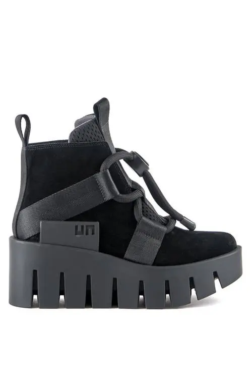 United Nude Grip Nomad Lo Platform Lug Bootie - Black