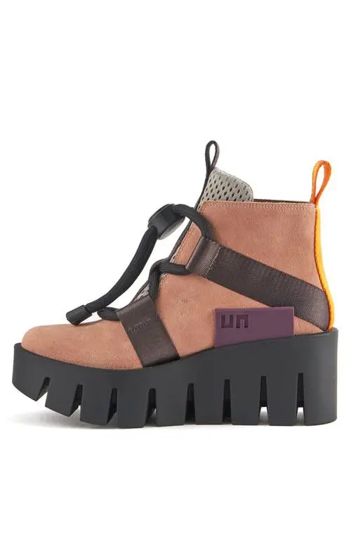 United Nude Grip Nomad Lo Platform Lug Booties - Canyon