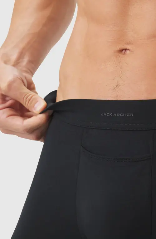 JACK ARCHER Jetsetter Boxer Brief - Space Black