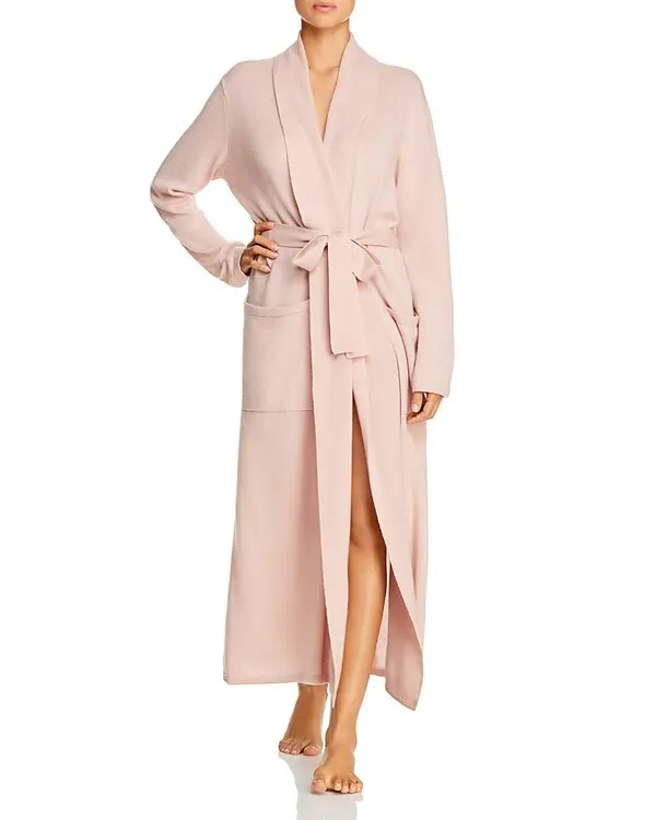 ARLOTTA Cashmere Blend Long Robe Exclusive - Blush