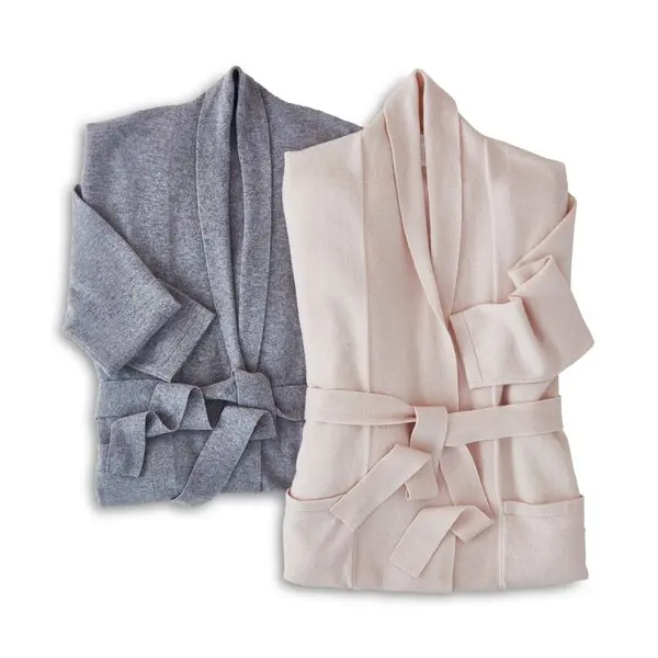 ARLOTTA Cashmere Blend Long Robe Exclusive - Pewter