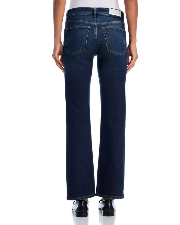 RE/DONE Slim Straight Crop Jeans