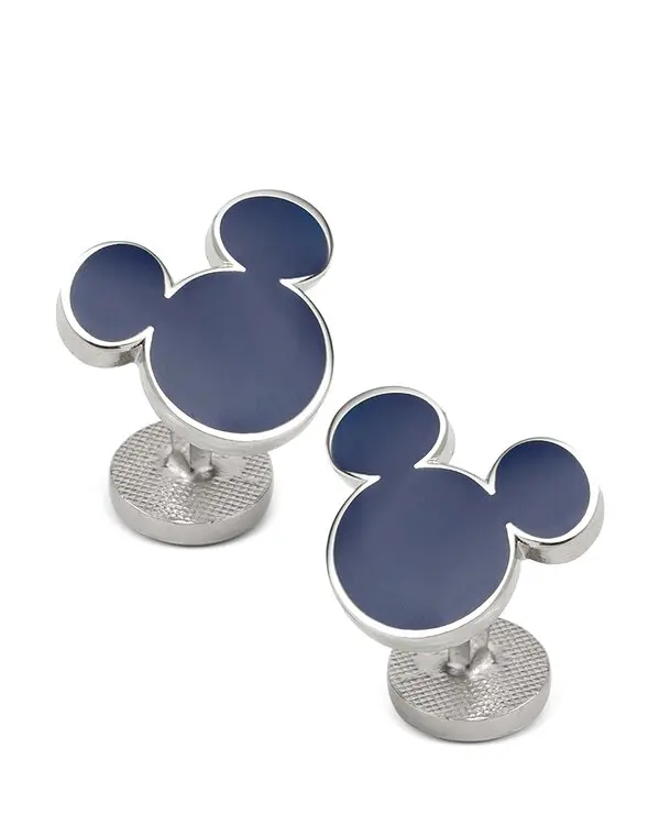 CUFFLINKS, INC. Mickey Mouse Silhouette - Silver