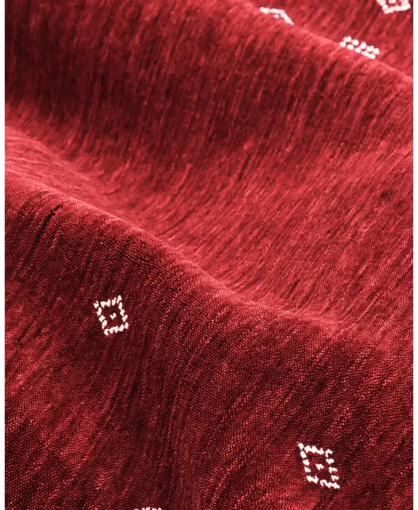 TIMELESS RUG DESIGNS Gabbeh Simi Area Rug, 3' X 5 - Red