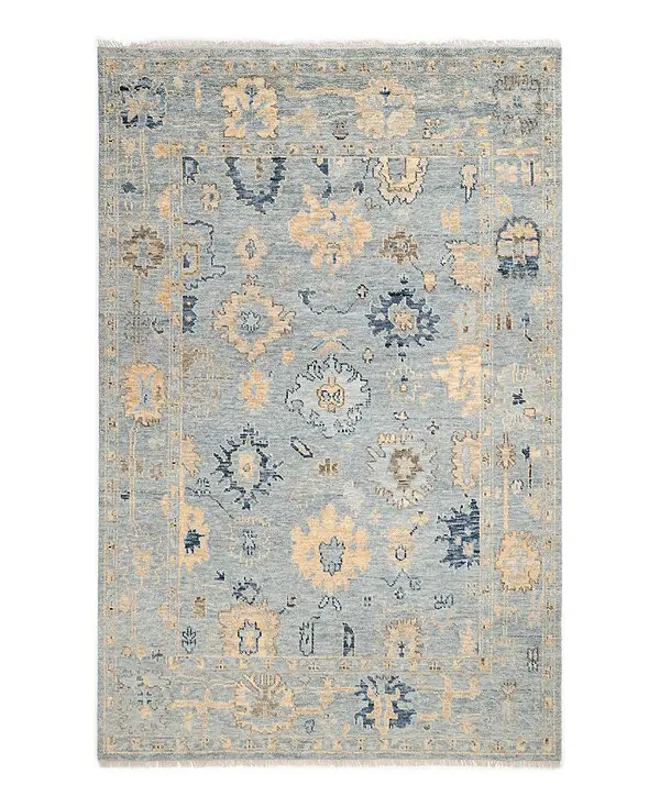 Bloomingdale'S Timeless Rug Designs Solid Lagos Area Rug, 5' X 8 - Light/grey