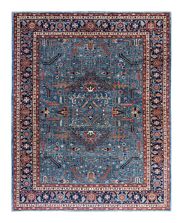 Bloomingdale'S Serapi M1999 Area Rug, 9'4 X 11'11 - Light/blue
