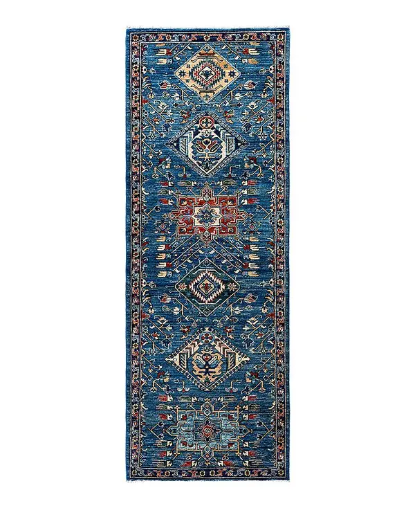 Bloomingdale'S Serapi M1999 Runner Area Rug, 2'9 X 7'11 - Light/blue
