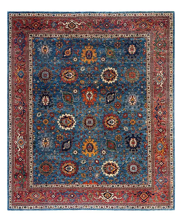 Bloomingdale'S Serapi M1999 Area Rug, 8'1 X 9'8 - Light/blue