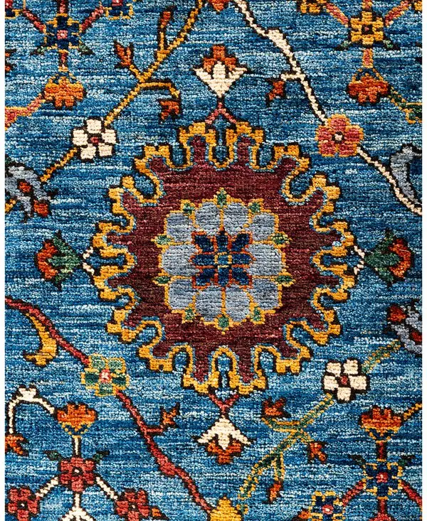 Bloomingdale'S Serapi M1999 Area Rug, 8'1 X 9'8 - Light/blue