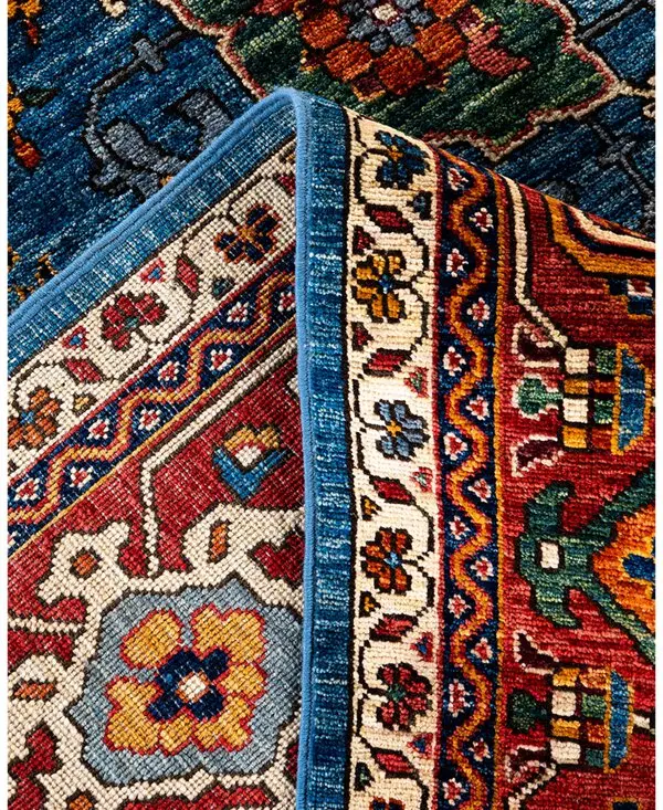 Bloomingdale'S Serapi M1999 Area Rug, 8'1 X 9'8 - Light/blue