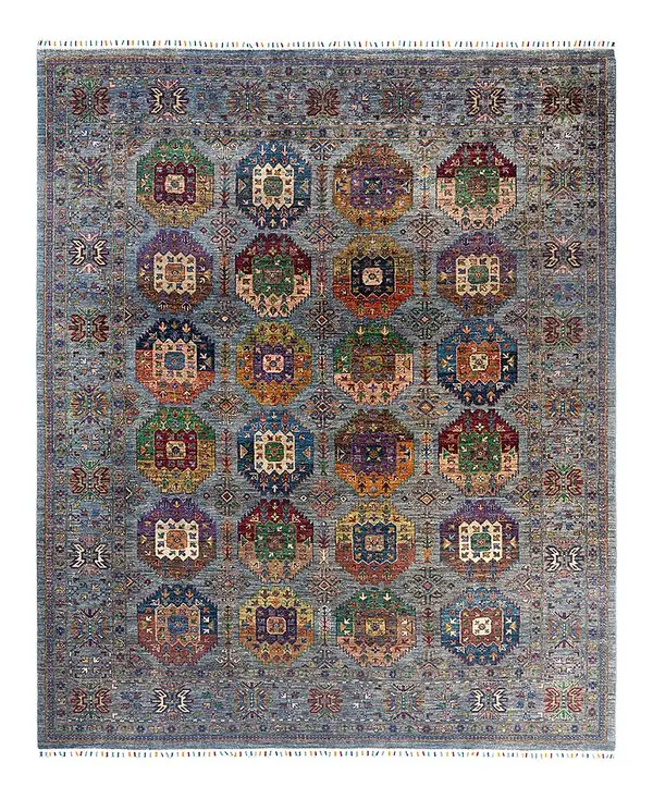 Bloomingdale'S Tribal M1999 Area Rug, 8'3 X 10 - Gray