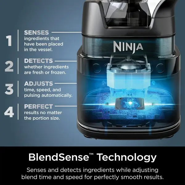 NINJA Detect Duo Power Blender Smoothie Maker With Blendsense