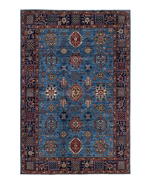Bloomingdale'S Serapi M1999 Area Rug, 5'10 X 9'1 - Light/blue