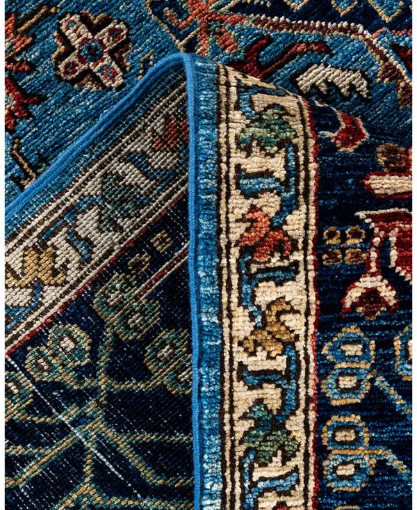 Bloomingdale'S Serapi M1999 Area Rug, 6'1 X 9'4 - Light/blue