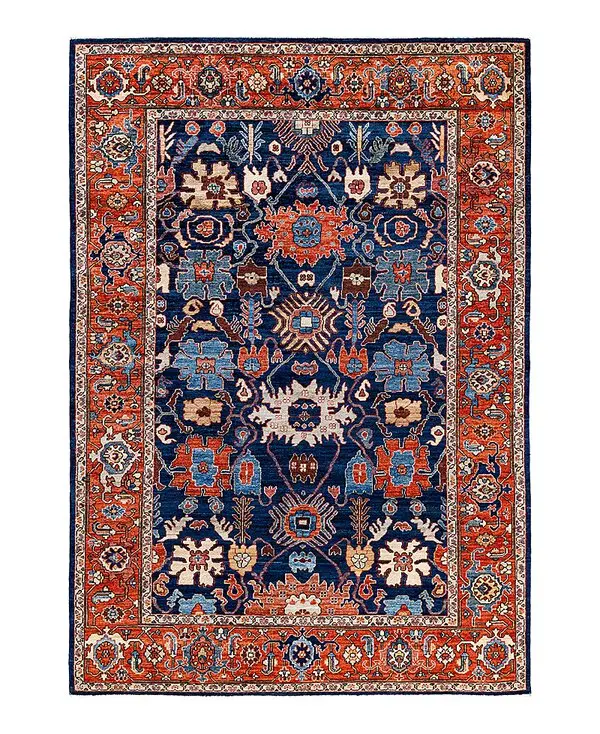 Bloomingdale'S Serapi M1999 Area Rug, 6'1 X 9 - Blue