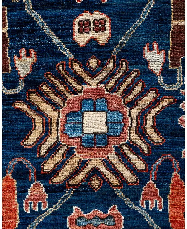 Bloomingdale'S Serapi M1999 Area Rug, 6'1 X 9 - Blue
