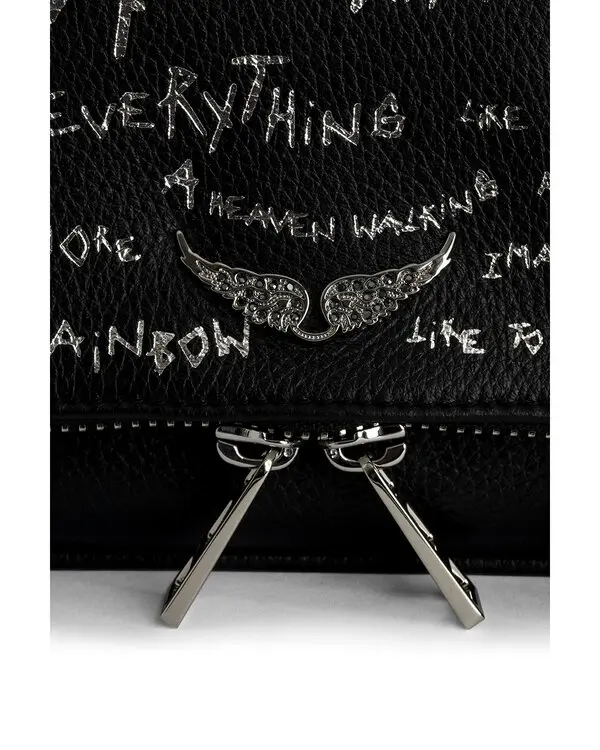 Zadig&Voltaire Rock Nano Graffiti Bag