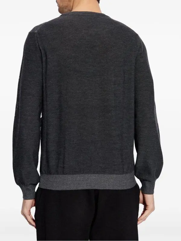 Alexander McQueen Skull-intarsia Sweater - Black