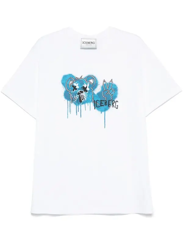 Iceberg Bear-print T-shirt