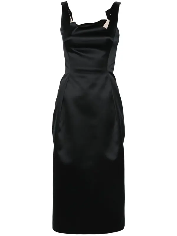 Viktor & Rolf Raw Cut-edge Midi Dress