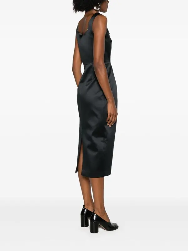 Viktor & Rolf Raw Cut-edge Midi Dress