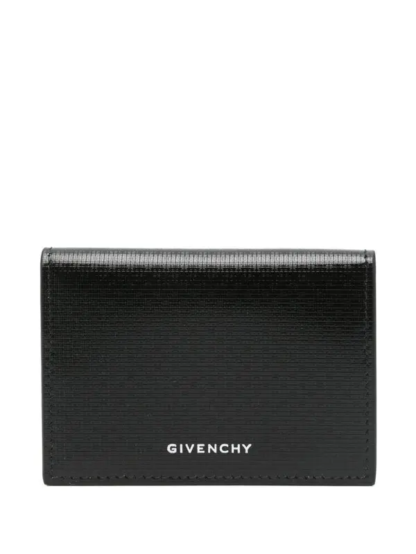 Givenchy 4g-leather Card Holder - Black