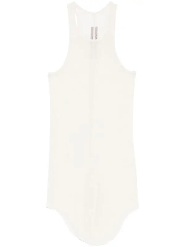 Rick Owens Fine-ribbed Tank Top - Neutrals