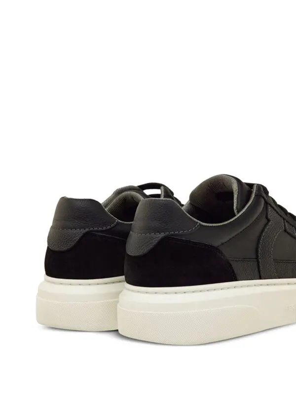 FERRAGAMO Gancini-embellished Sneakers - Black
