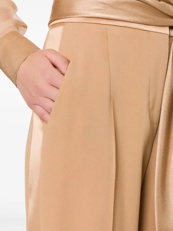 Alberta Ferretti Pressed-crease Trousers
