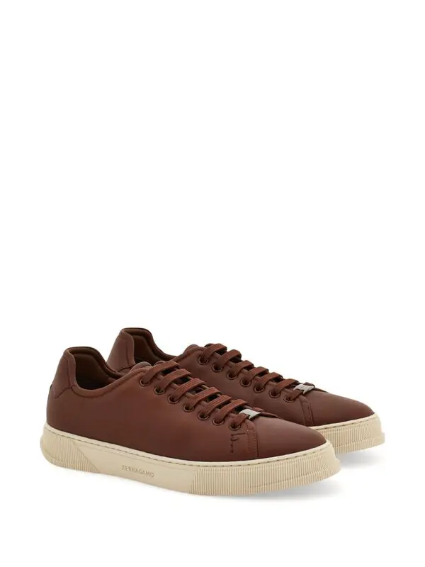 FERRAGAMO Low-top Sneakers - Brown