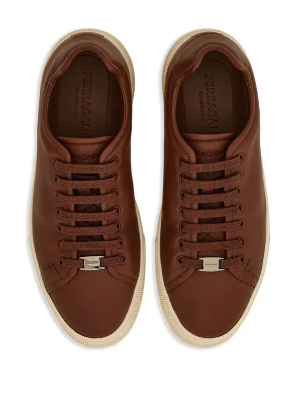 FERRAGAMO Low-top Sneakers - Brown